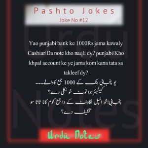 پشتو لطیفے | Pashto Jokes