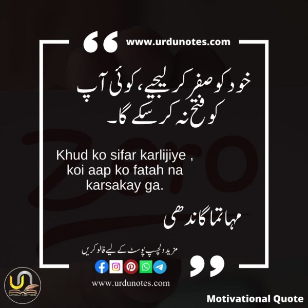 Motivational Quotes in Urdu for Success | Urdu Quotes | Urdu Notes